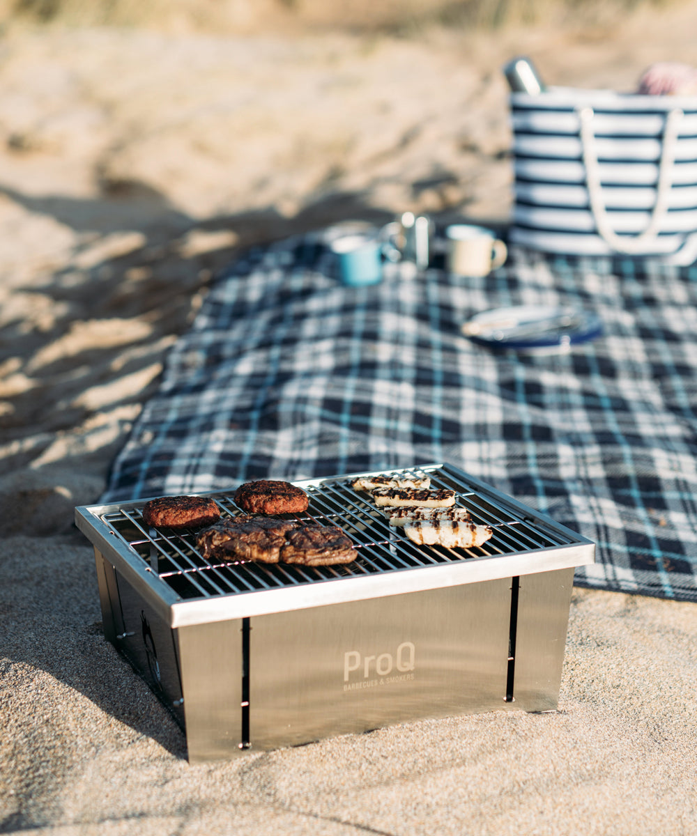 ProQ Flatdog Portable Fold Flat BBQ Grill | Travel BBQ | ProQ Smokers – ProQ BBQs & Smokers