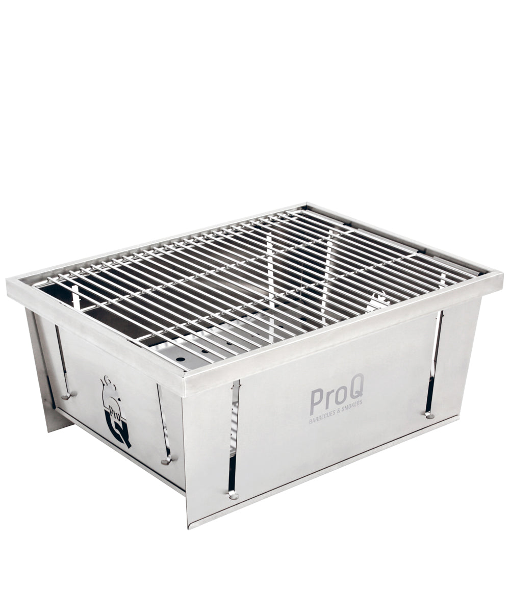 ProQ Flatdog Portable Fold Flat BBQ Grill | Travel BBQ | ProQ Smokers – ProQ BBQs & Smokers